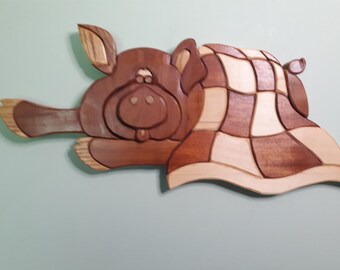 Scroll Saw Pig | Etsy