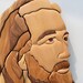 Jesus Plaque, Wood Intarsia Wall Hanging Handcrafted Scroll Saw Art - Etsy