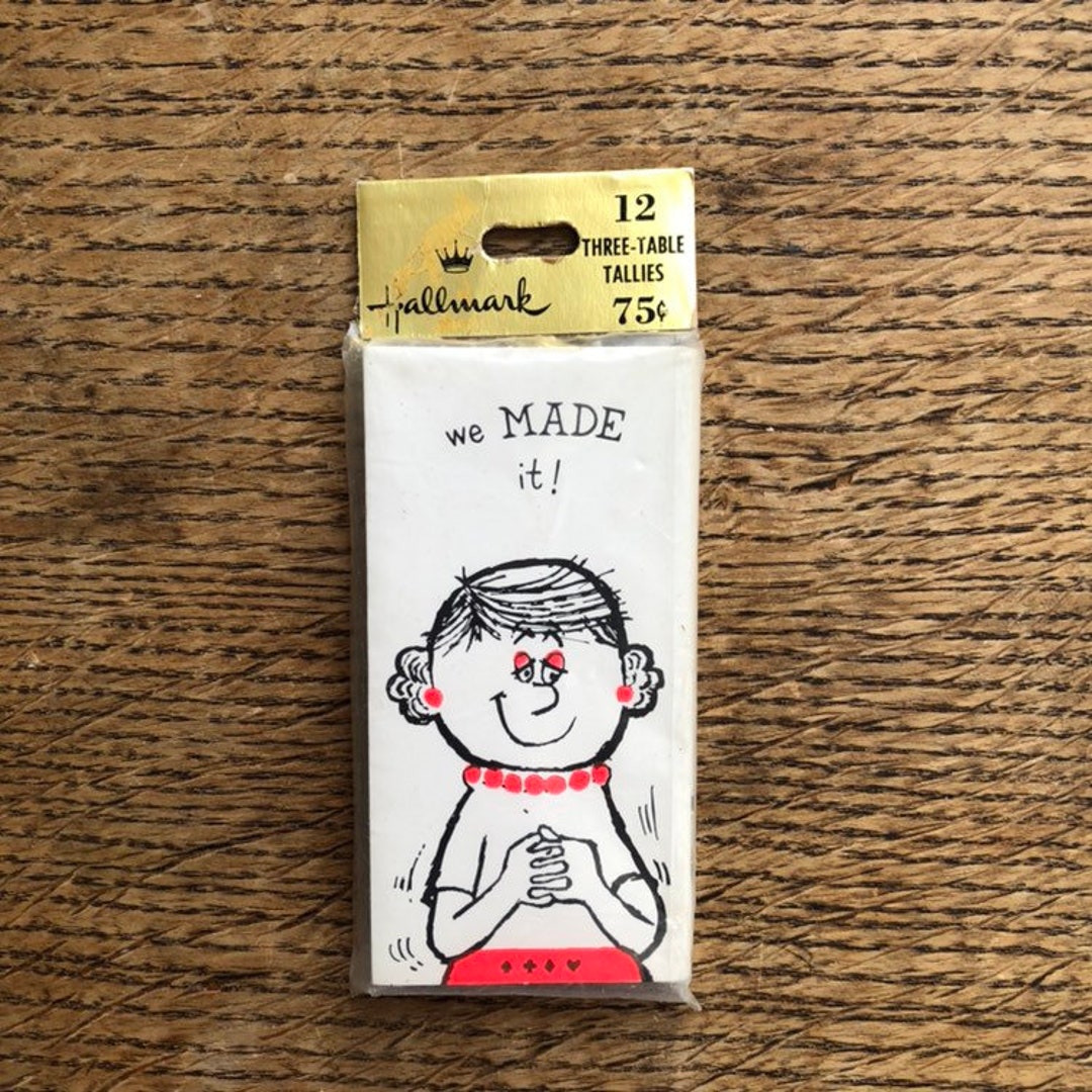 Vintage Hallmark Bridge Tallies Set of 12 - Etsy
