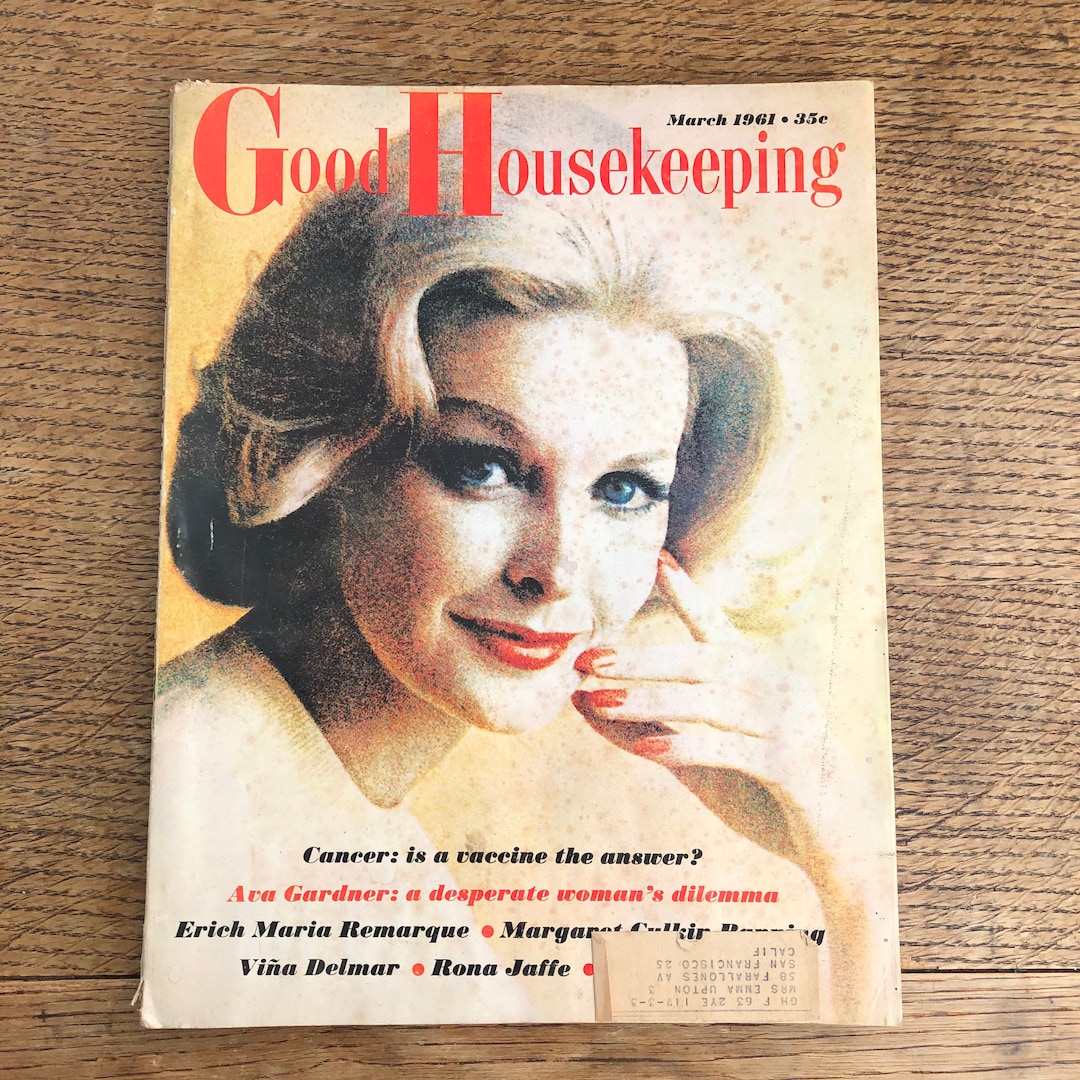 Good Housekeeping Vintage Magazine March 1961 - Etsy