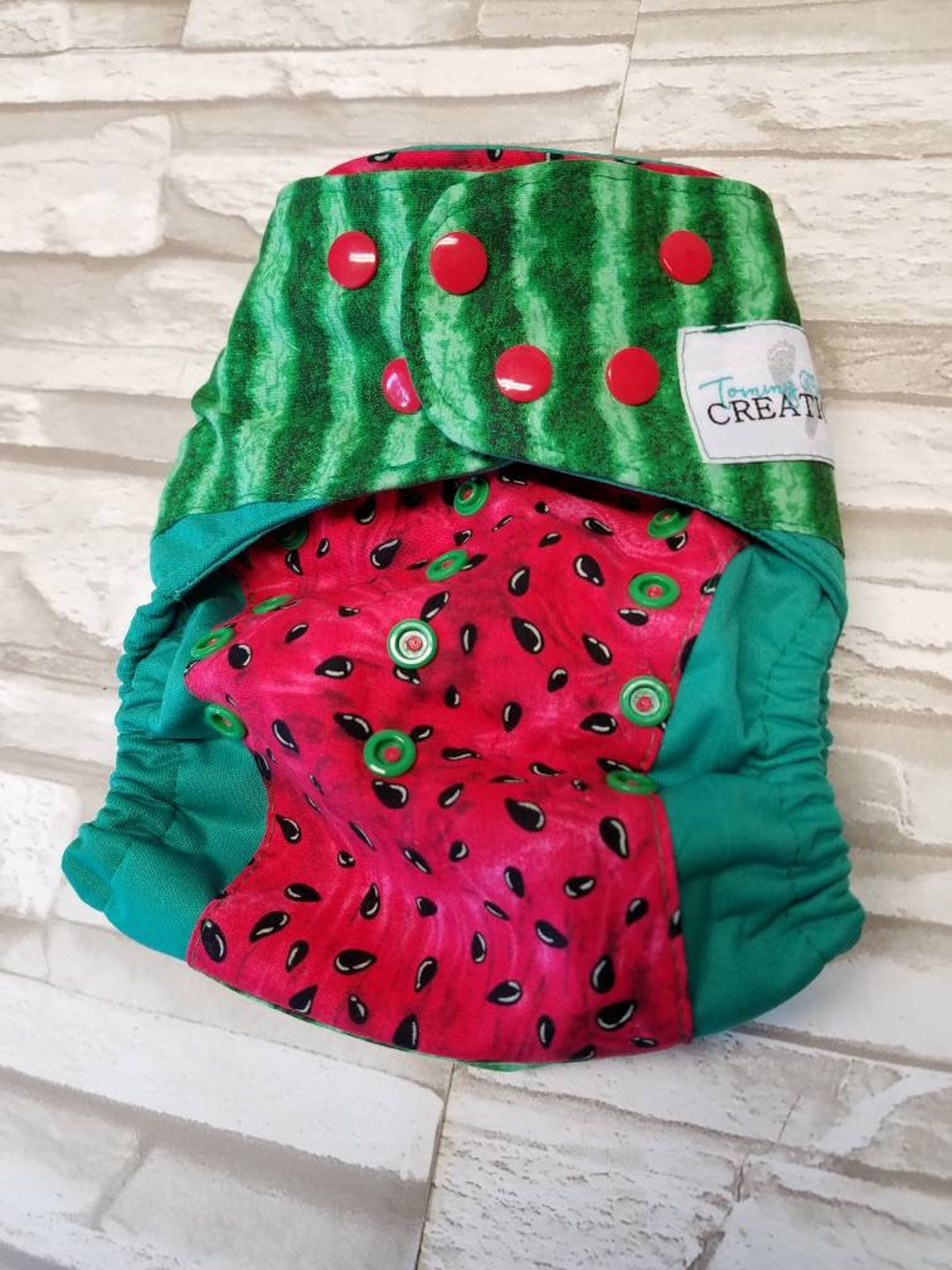 Watermelon OS Diaper Fitted, AI2, Pocket - Etsy