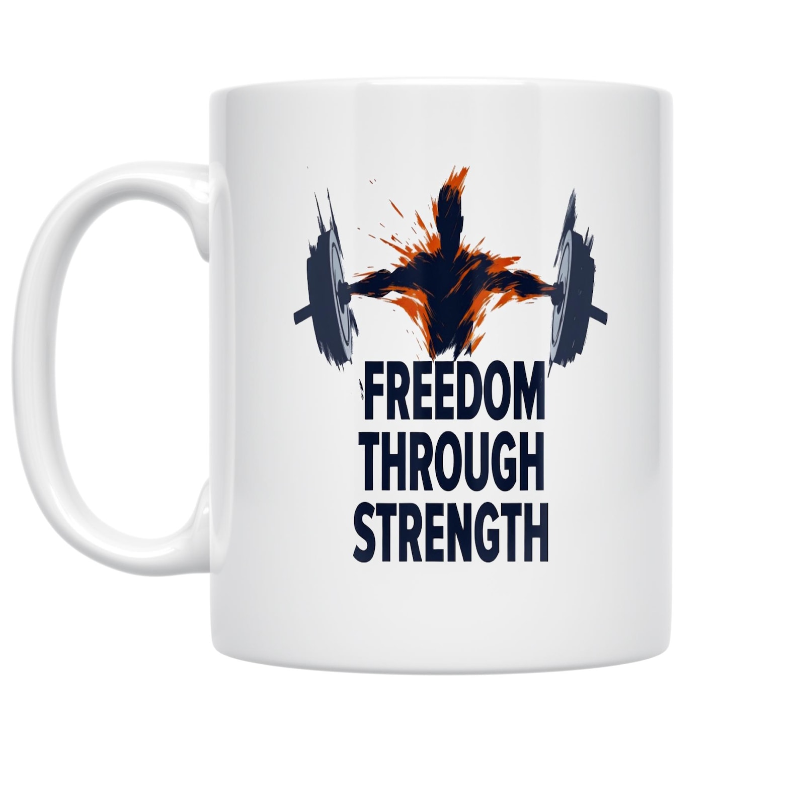 Strength Symbol Mug - Fitness Journey Design, White Ceramic 11oz - Etsy