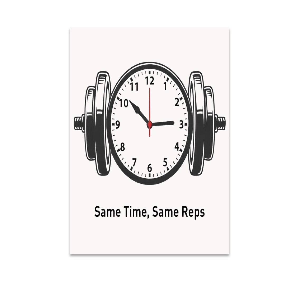 Gym Wall Art: Dumbbell Clock Design - Bold Red Fitness Decor - Etsy