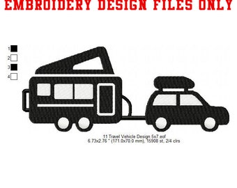 Rv Embroidery Design - Etsy