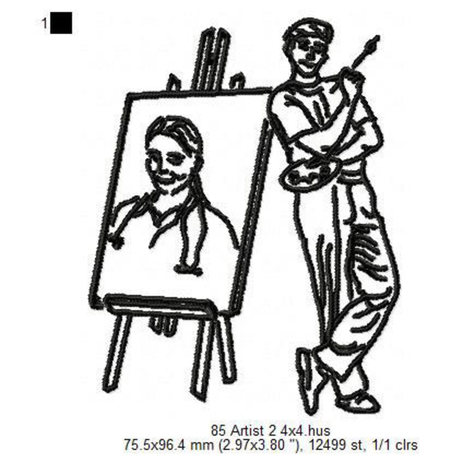 Artist Painter Paintings Outline Line Art Machine Embroidery Etsy artist-painter-paintings-outline-line-art-machine-embroidery-etsy