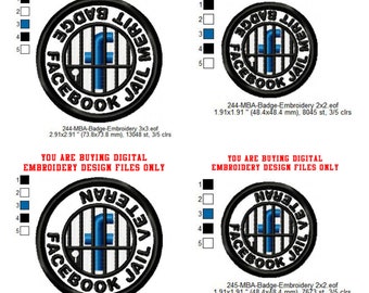 Jail Embroidery | Etsy