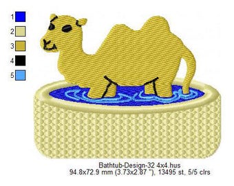 Camel Embroidery Design - Etsy