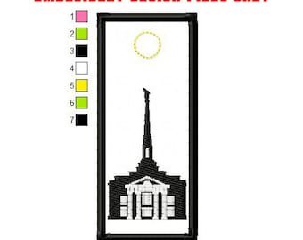 Lds Temple Bookmark - Etsy