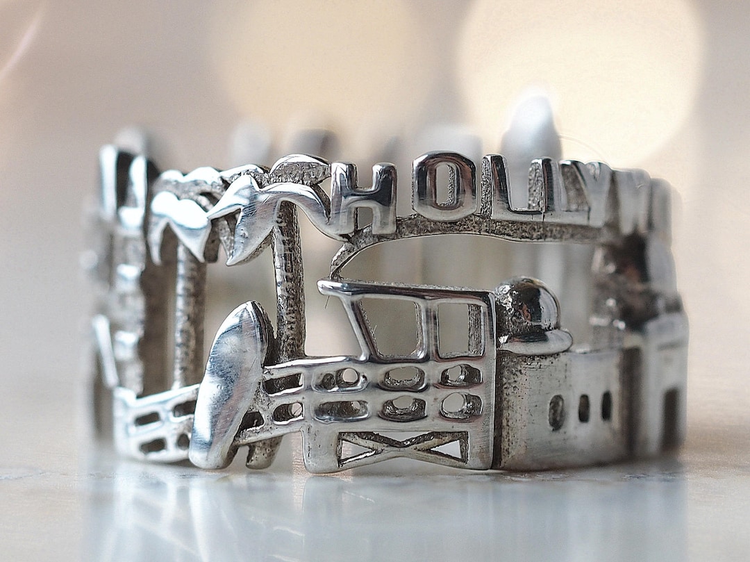 Los Angeles Skyline Ring | California Cityscape Ring | Gift for ...