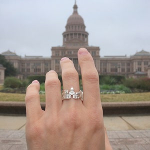 Austin Texas Cityscape Ring | Christmas Gift Trend 2023 | Texas Skyline ...