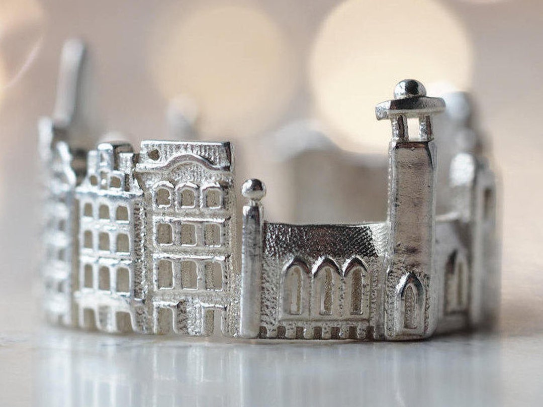 Stockholm Cityscape Ring | Sweden Skyline Ring | Engagement Ring ...