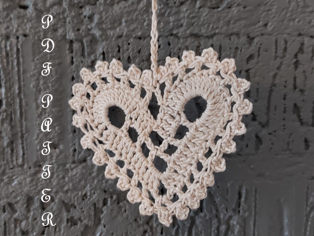 Crochet Hearts PDF Pattern - Etsy