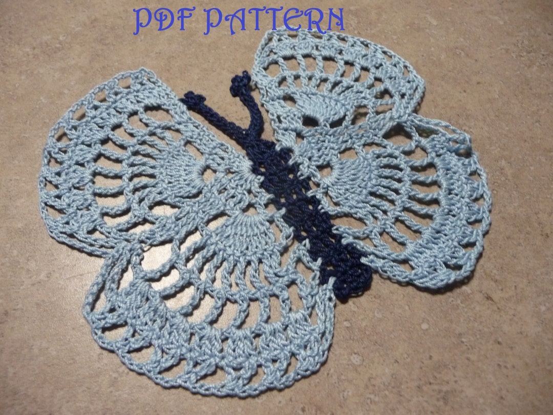 Crochet Butterfly PDF Pattern - Etsy