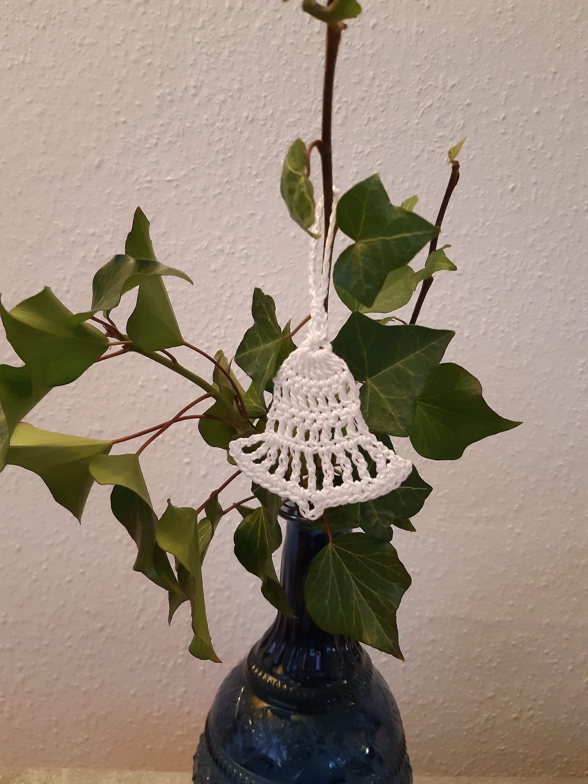 Crochet Christmas Bell PDF Pattern Ornament Décor Applique - Etsy