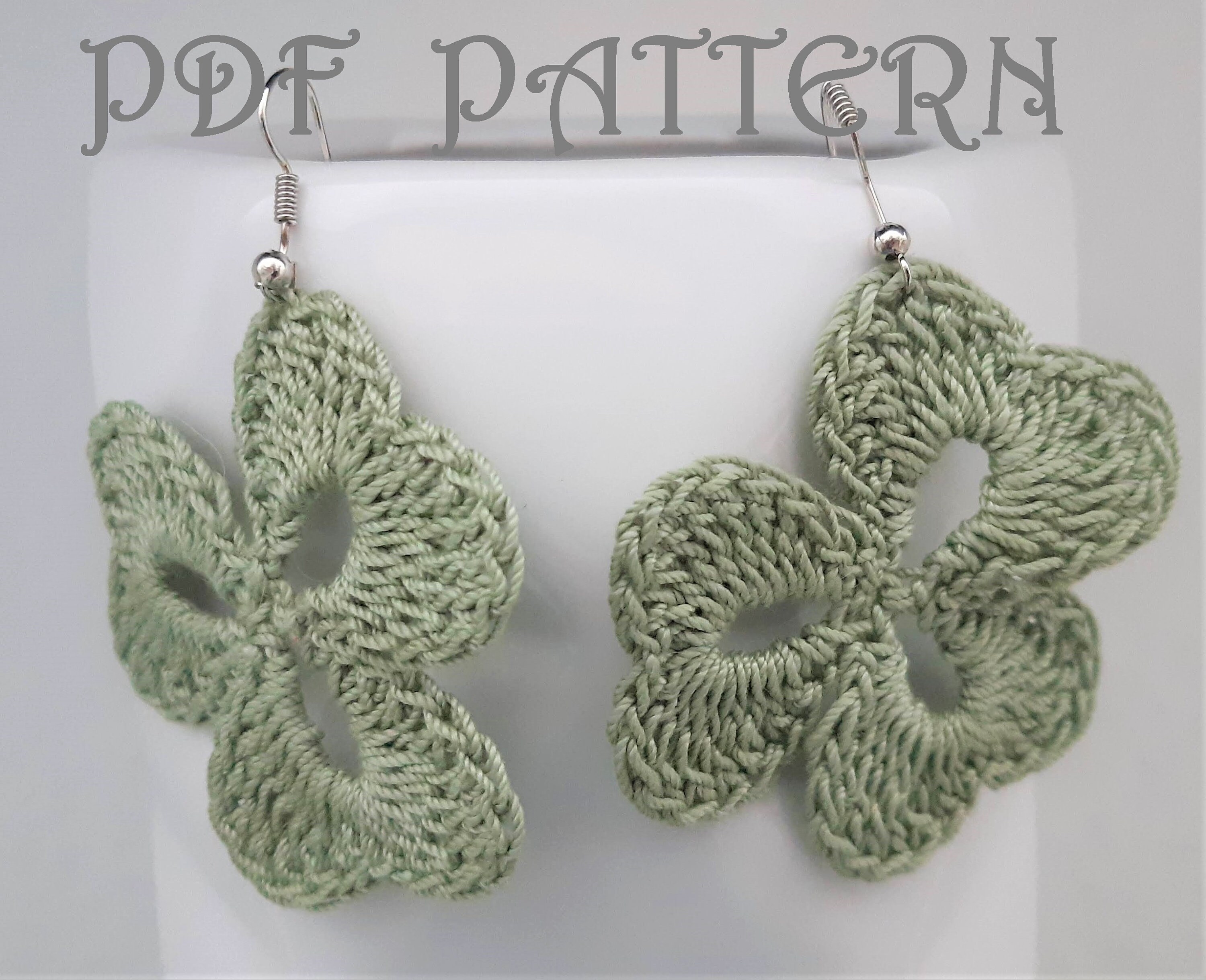 E-BOOK Crochet Holidays 10 Crochet Earrings Patterns PDF - Etsy