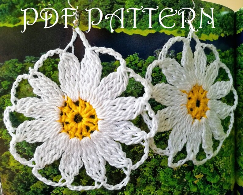 E-BOOK Crochet Holidays 10 Crochet Earrings Patterns PDF - Etsy