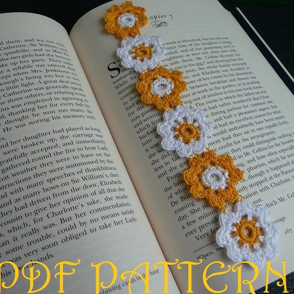 Flower Bookmark - Etsy