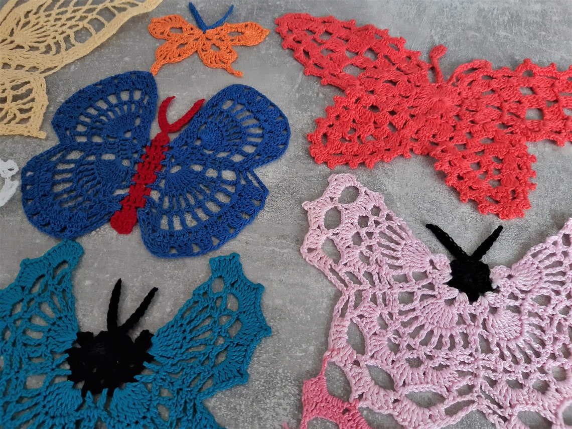 E-BOOK Butterfly Garden Crochet Butterflies PDF Patterns | Etsy