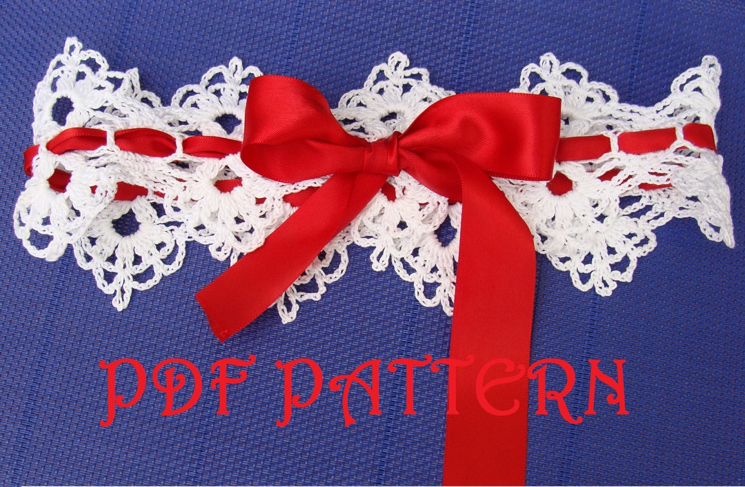 Crochet Bridal Garter PDF Pattern - Etsy