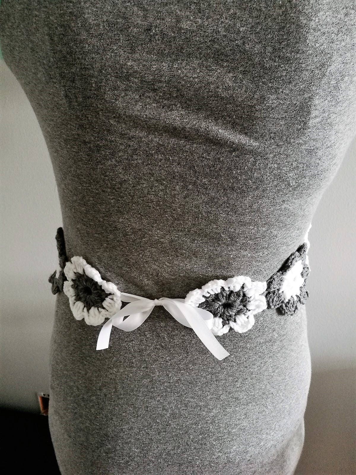Crochet Flower Belt PDF Pattern - Etsy