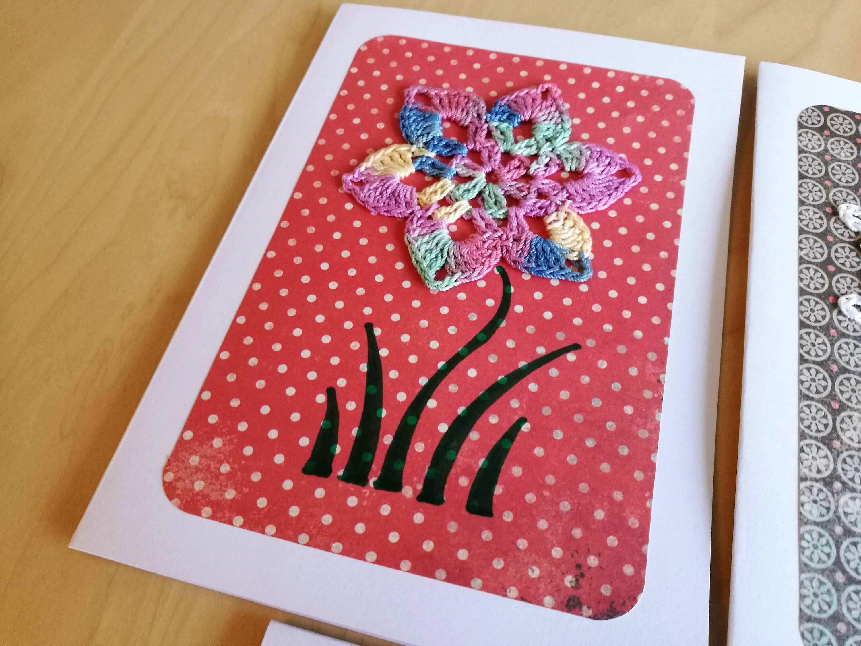 Crochet Flower Card PDF Pattern San Paulo - Etsy