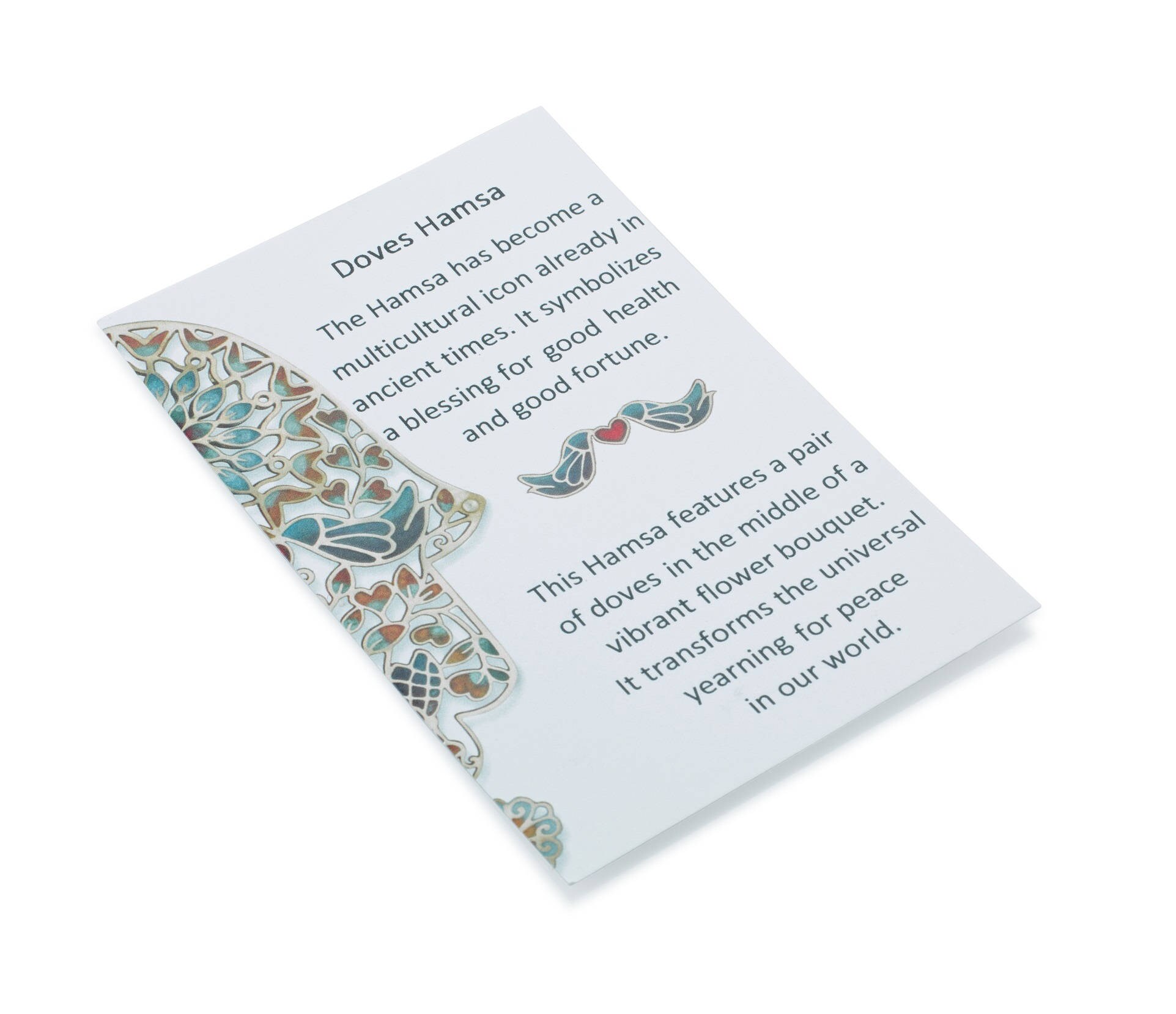 Hamsa Art Wedding Gift Hamsa Doves Hamsa Wall Hanging - Etsy