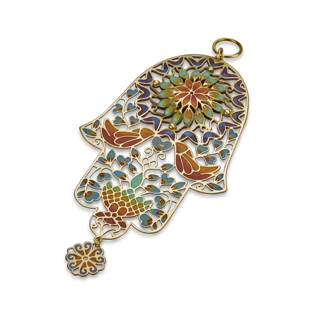 Hamsa Art | Wedding Gift | Hamsa Doves | Hamsa Wall Hanging | Judaica ...
