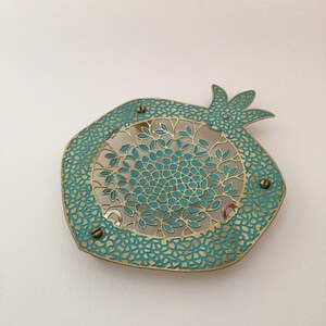 Honey Plate | Rosh Ha'shana | Jewish Gift | Made in Israel | Judaica ...