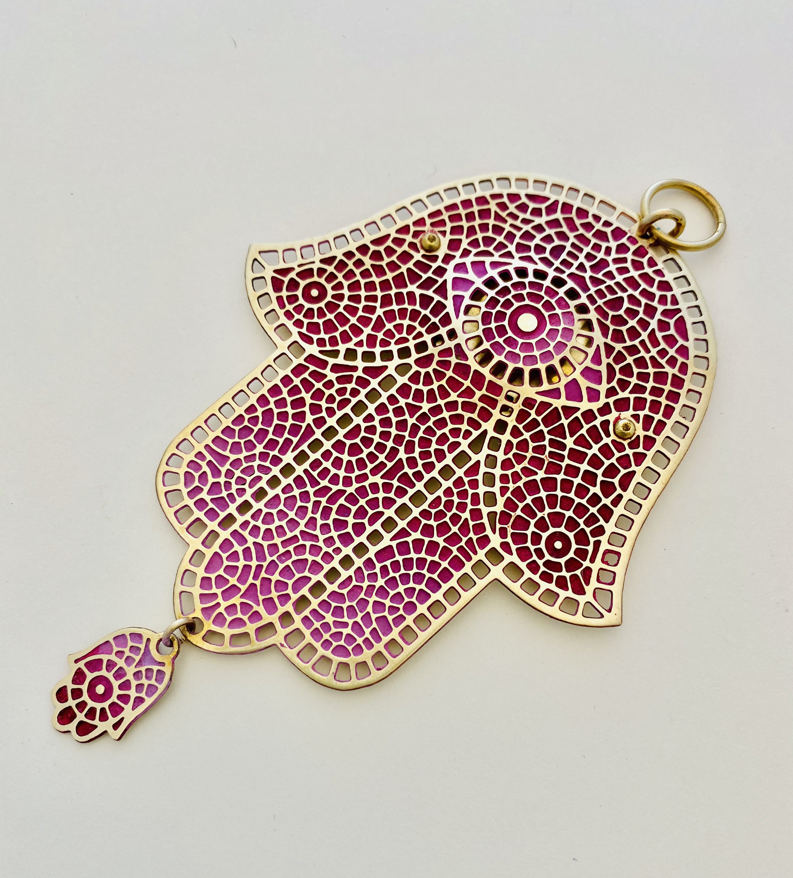 Hamsa Mosaic Hamsa Wall Hanging Hamsa Wall Art Judaica - Etsy
