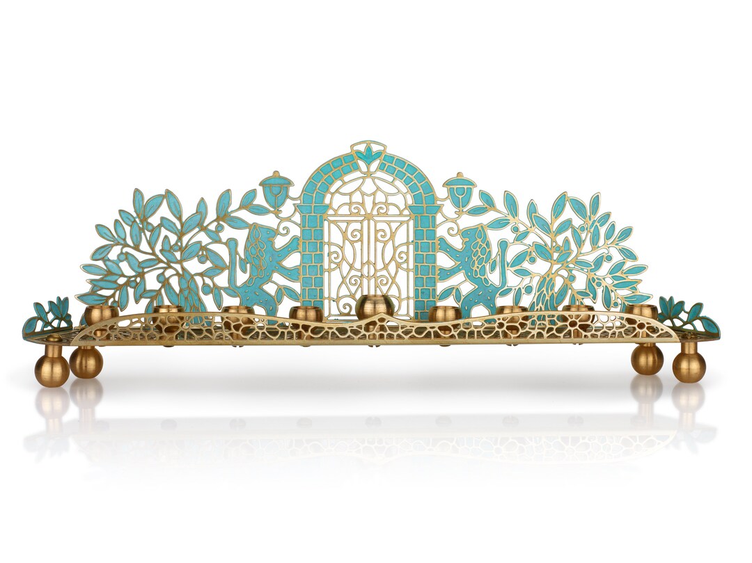 Handmade Hanukkah Menorah | Judaica Home Decor, Israel - Etsy