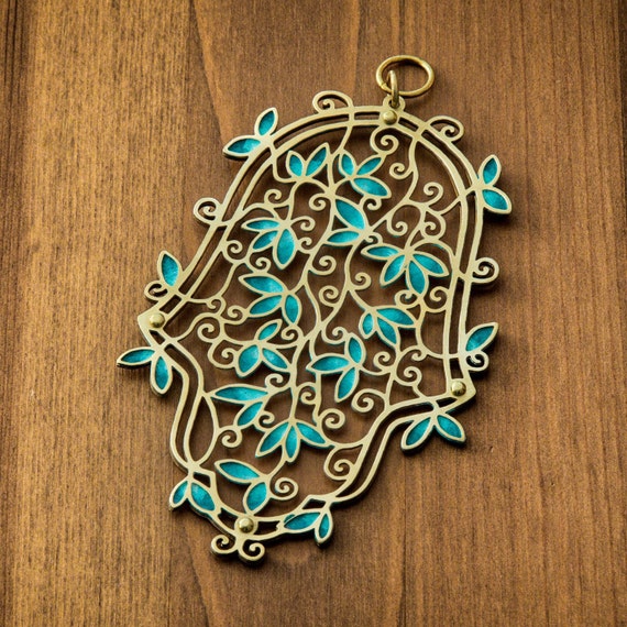 Made in Israel Hand of Mary Hamsa wall hanging Hamsa | Etsy