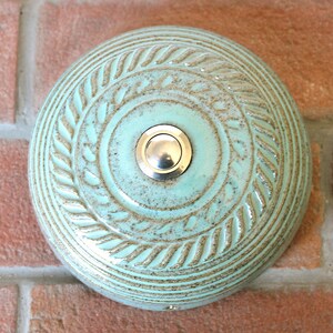 Ceramic Doorbell Push Button Cover, Handmade Door Bell, Home Decor ...