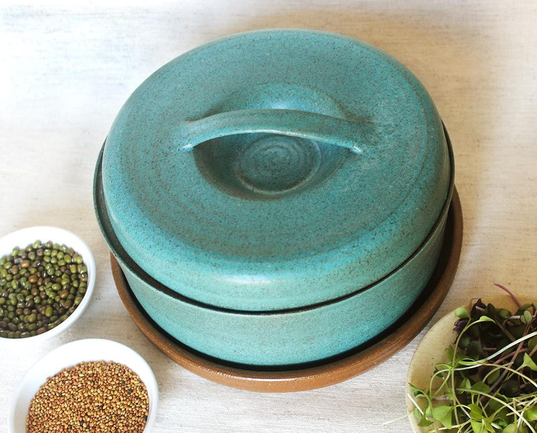 Sprouter, Ceramic Sprouting Kit, Seed Growing, Handmade Sprouter, Clay ...