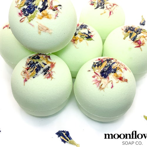 Green Tea Bath Bomb Large Handmade Jumbo Bath Fizzy Fresh - Etsy