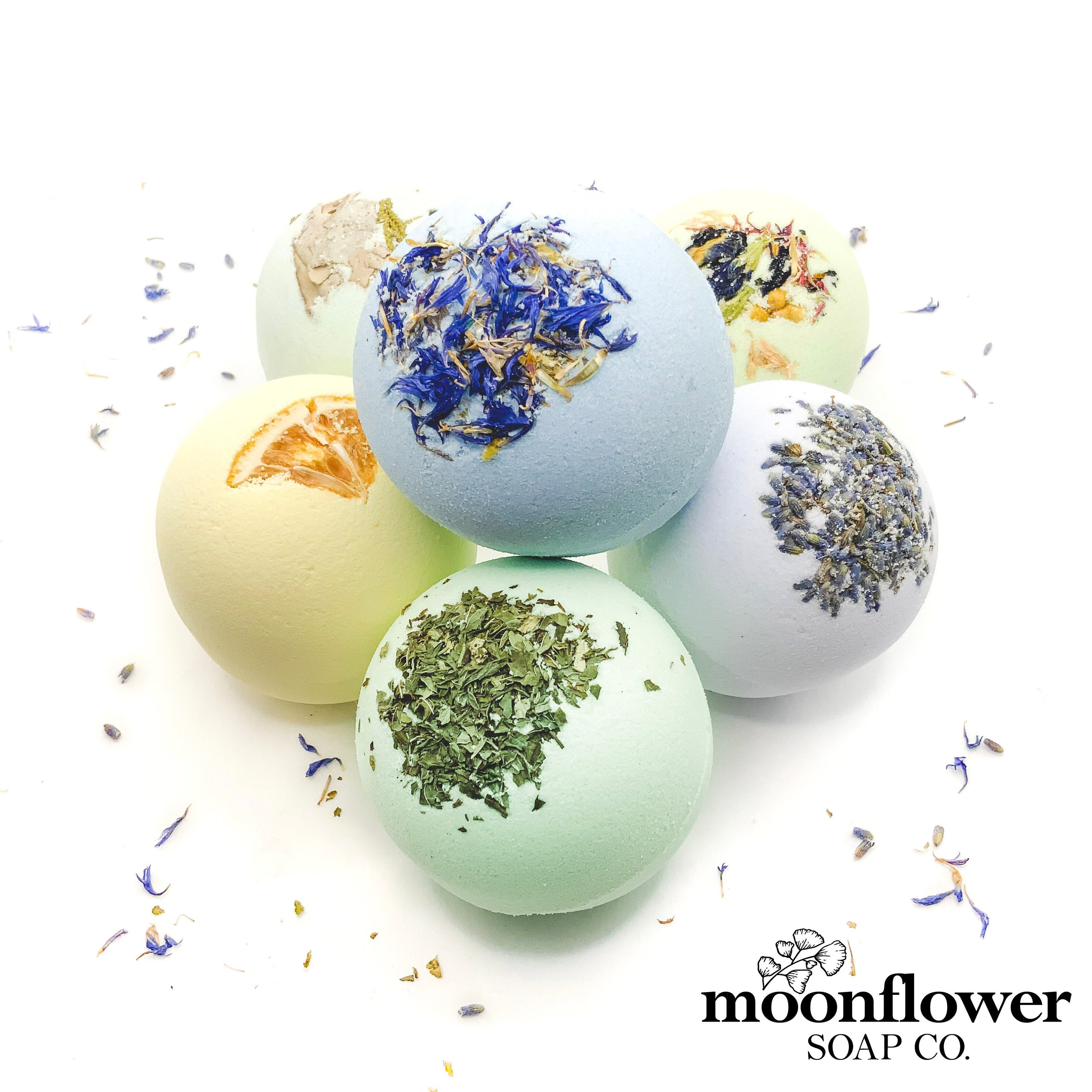 6-Set Fresh Scent Bath Bomb Gift Set Handmade Jumbo Bath | Etsy