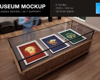 Museum Mockup - Etsy