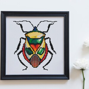 Bug Modern Cross Stitch Pattern PDF for Instant Download | Etsy