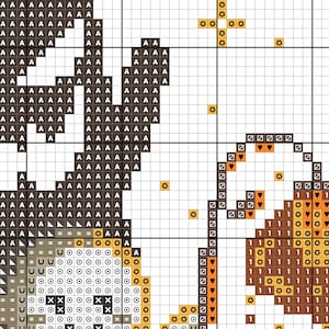 Ghost Shadow Cross Stitch Pattern PDF - Instant Download, Spooky Season ...