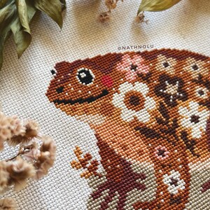 Fall Toad Autumn Frog Cross Stitch Pattern PDF - Instant Download, Cozy ...