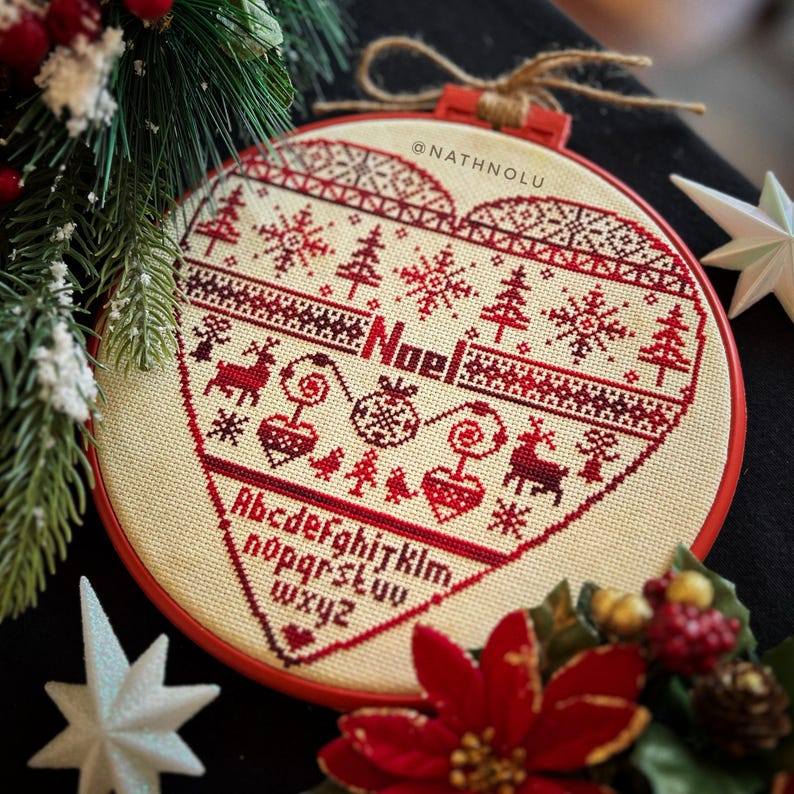 Christmas Sampler Cross Stitch Pattern PDF - Instant Download ...