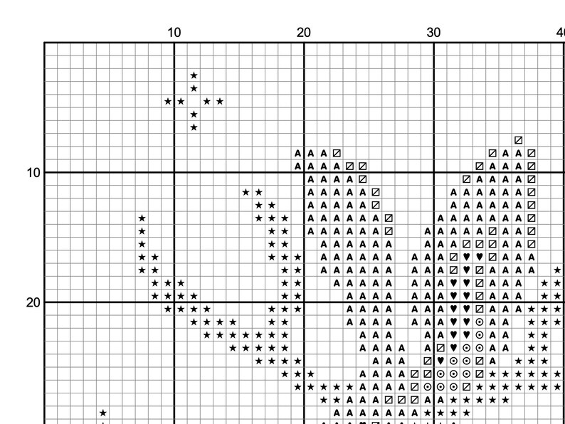 Jackalope Horned Rabbit Cross Stitch Pattern PDF Mystical - Etsy