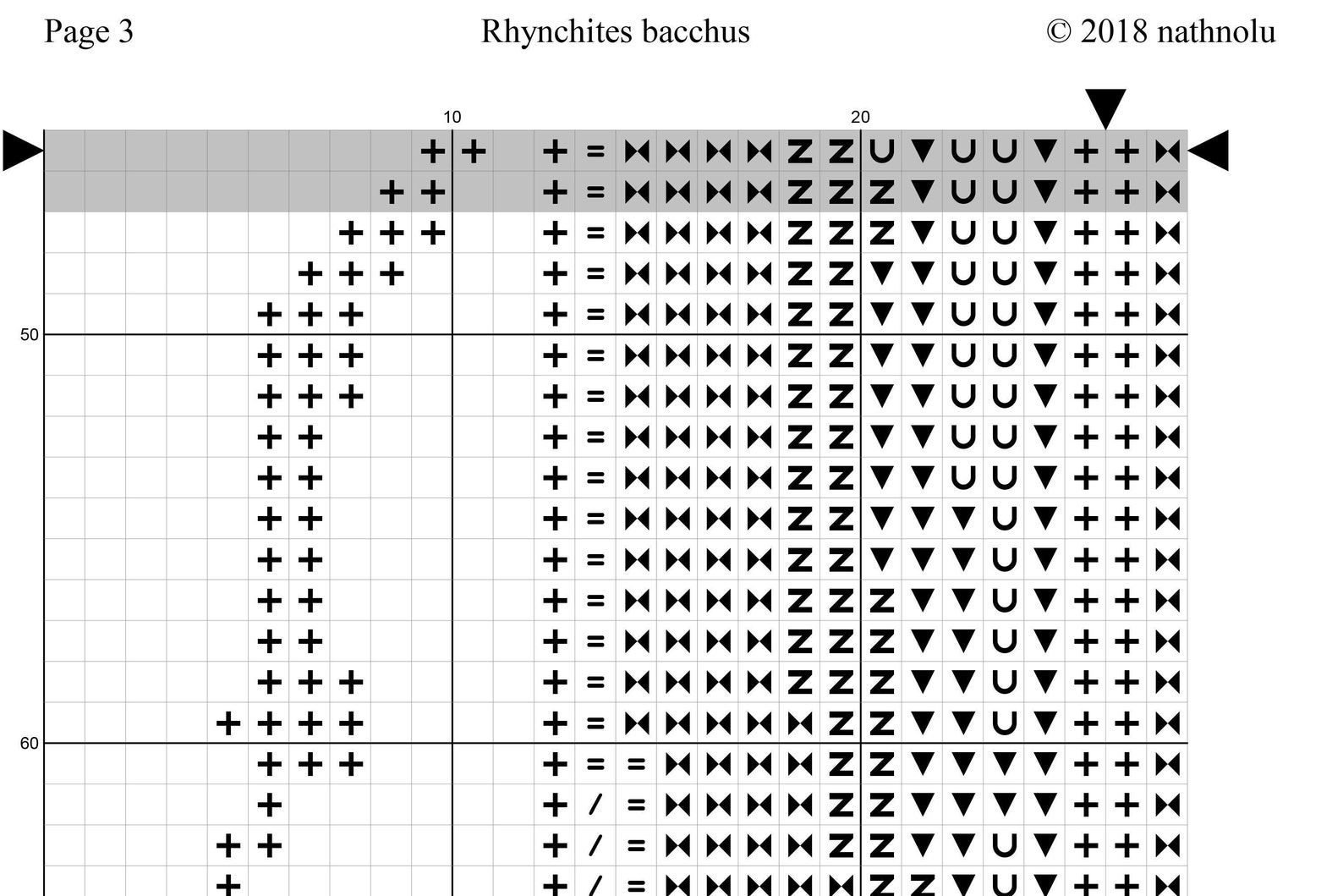 Cross Stitch Pattern Purple Bug Modern Cross Stitch Purple | Etsy