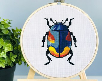 Bug Modern Cross Stitch Pattern PDF for Instant Download | Etsy