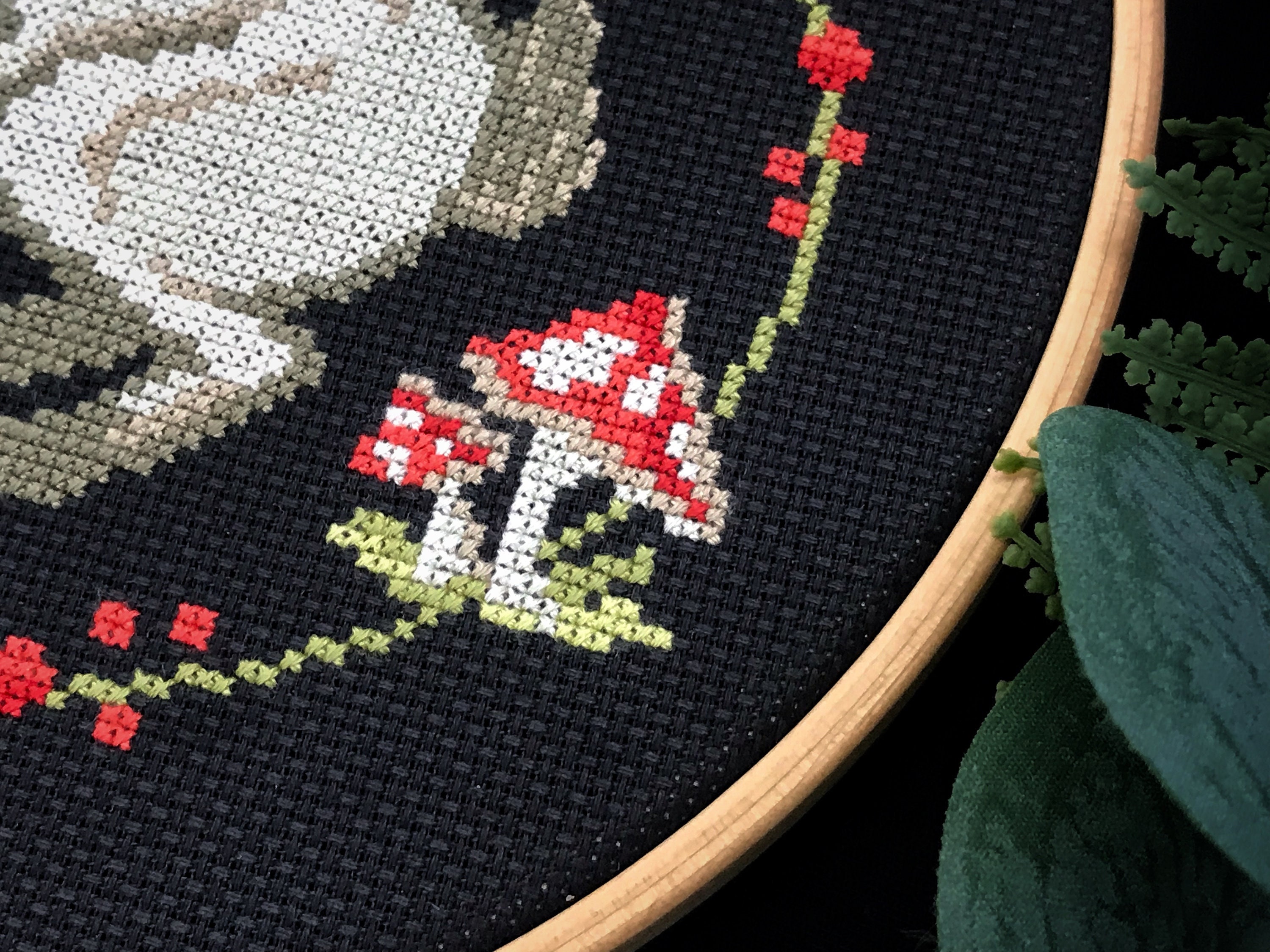 Jackalope Horned Rabbit Cross Stitch Pattern PDF Mystical - Etsy