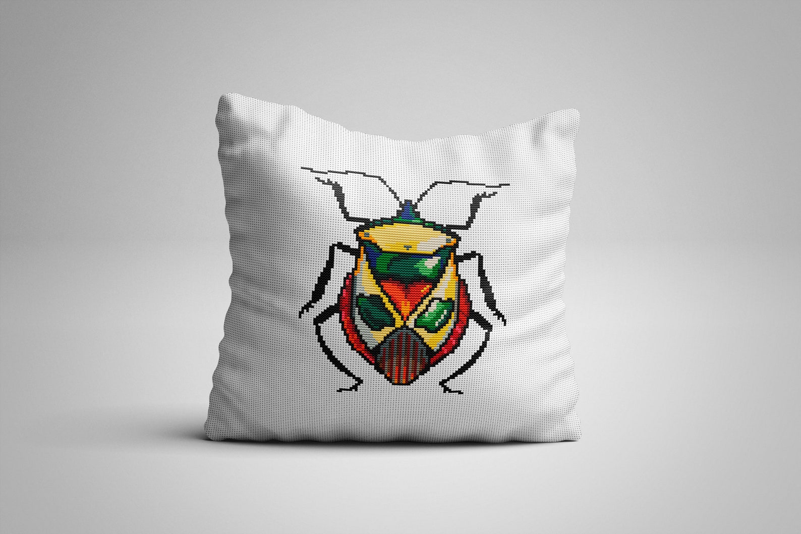 Bug Modern Cross Stitch Pattern PDF for Instant Download | Etsy