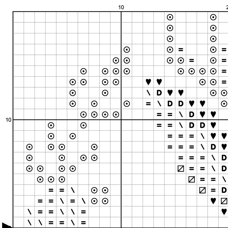 Jackalope Cross Stitch Pattern PDF Mystical Horned Hare With - Etsy