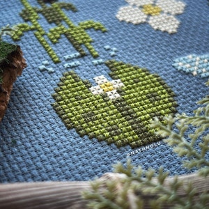 Cozy Frogs Swamp Sampler Cross Stitch Pattern PDF - Instant Download ...