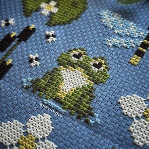 Cozy Frogs Swamp Sampler Cross Stitch Pattern PDF - Instant Download ...
