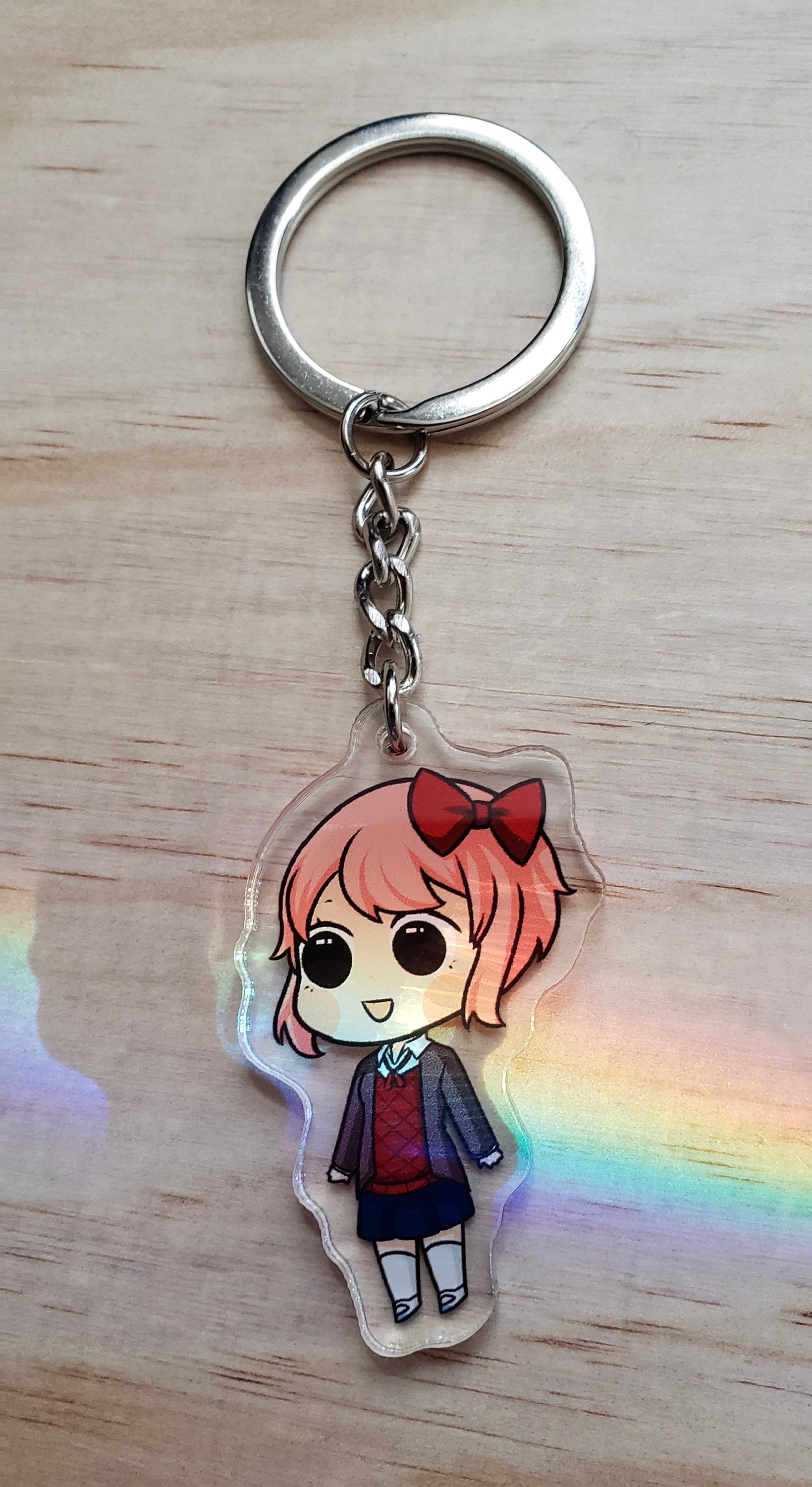 Ddlc Doki Natsuki Literature Sayori Club Yuri Keychain Monika | Etsy