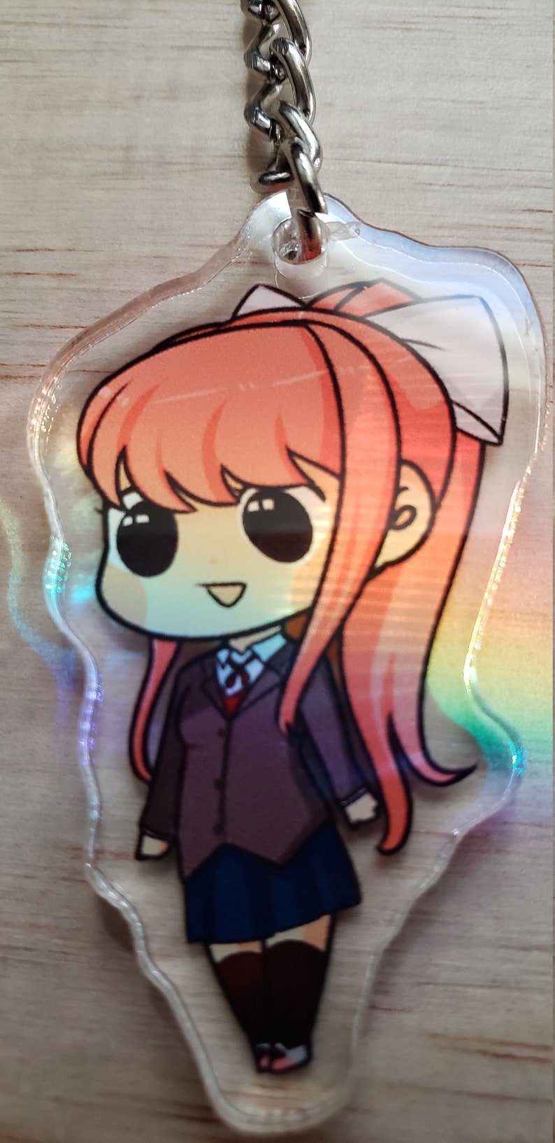 Ddlc Doki Natsuki Literature Sayori Club Yuri Keychain Monika | Etsy